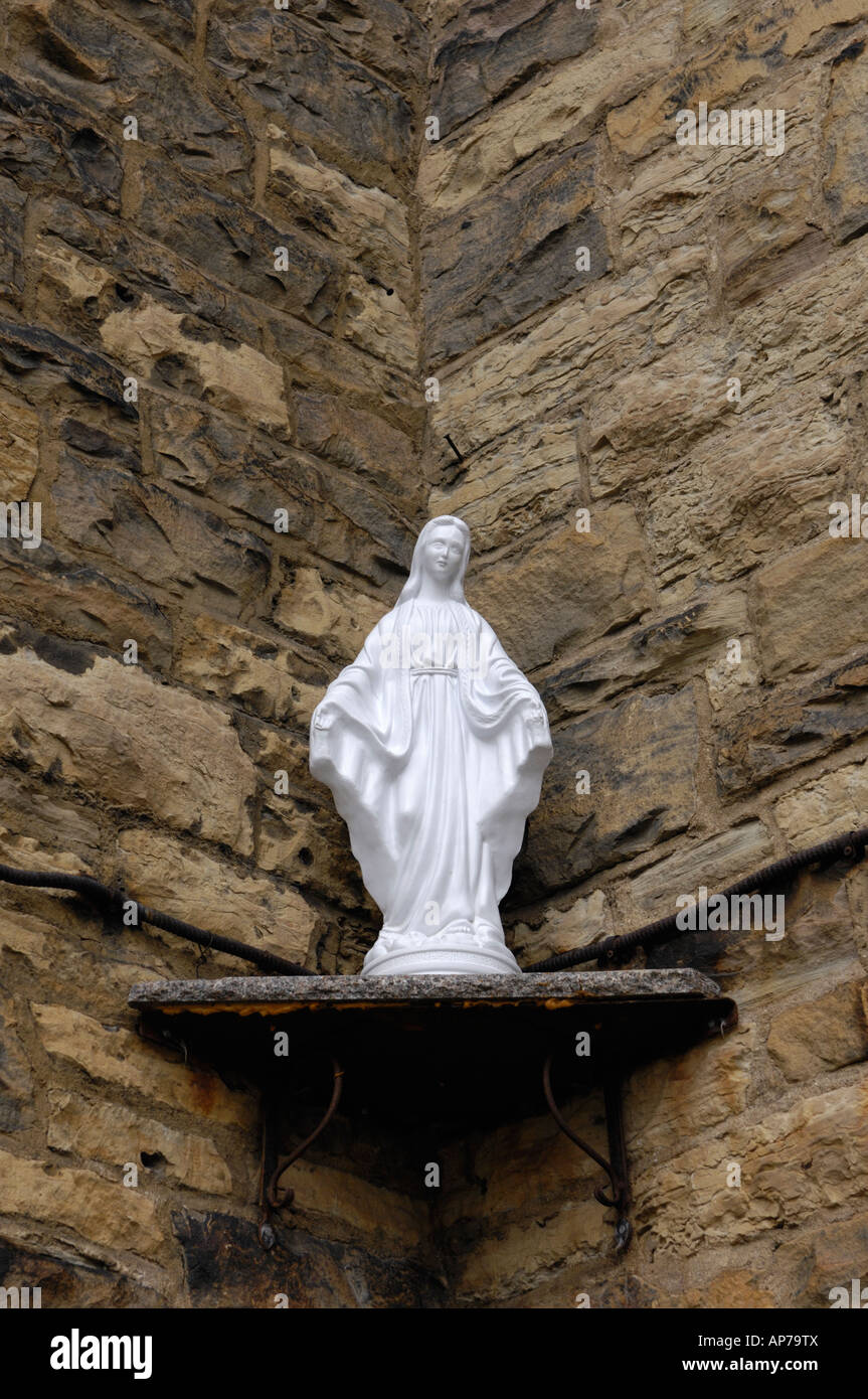 White Virgin Mary figure Stock Photo - Alamy