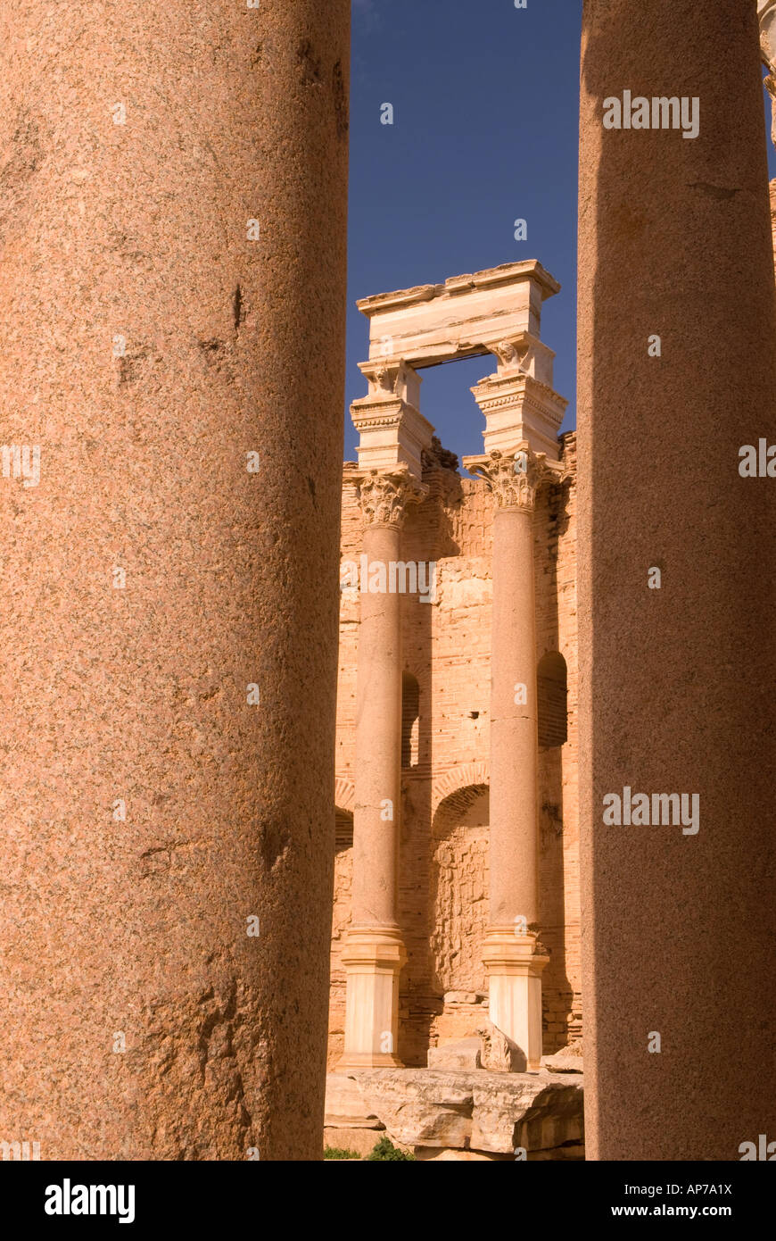 Severan Basilica Leptis Magna Libya Stock Photo - Alamy