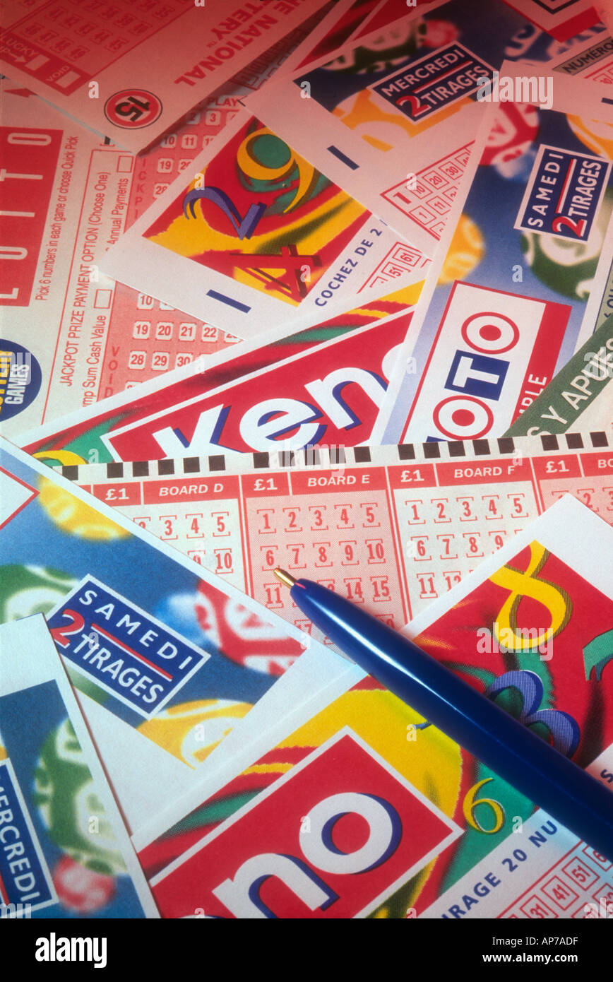 Lotto selection forms hi-res stock photography and images - Alamy