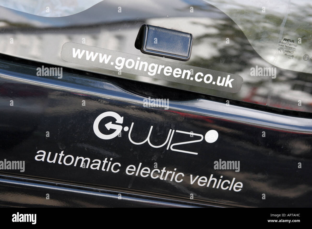 Rear of the G Wiz automatic electric vehicle Stock Photo - Alamy