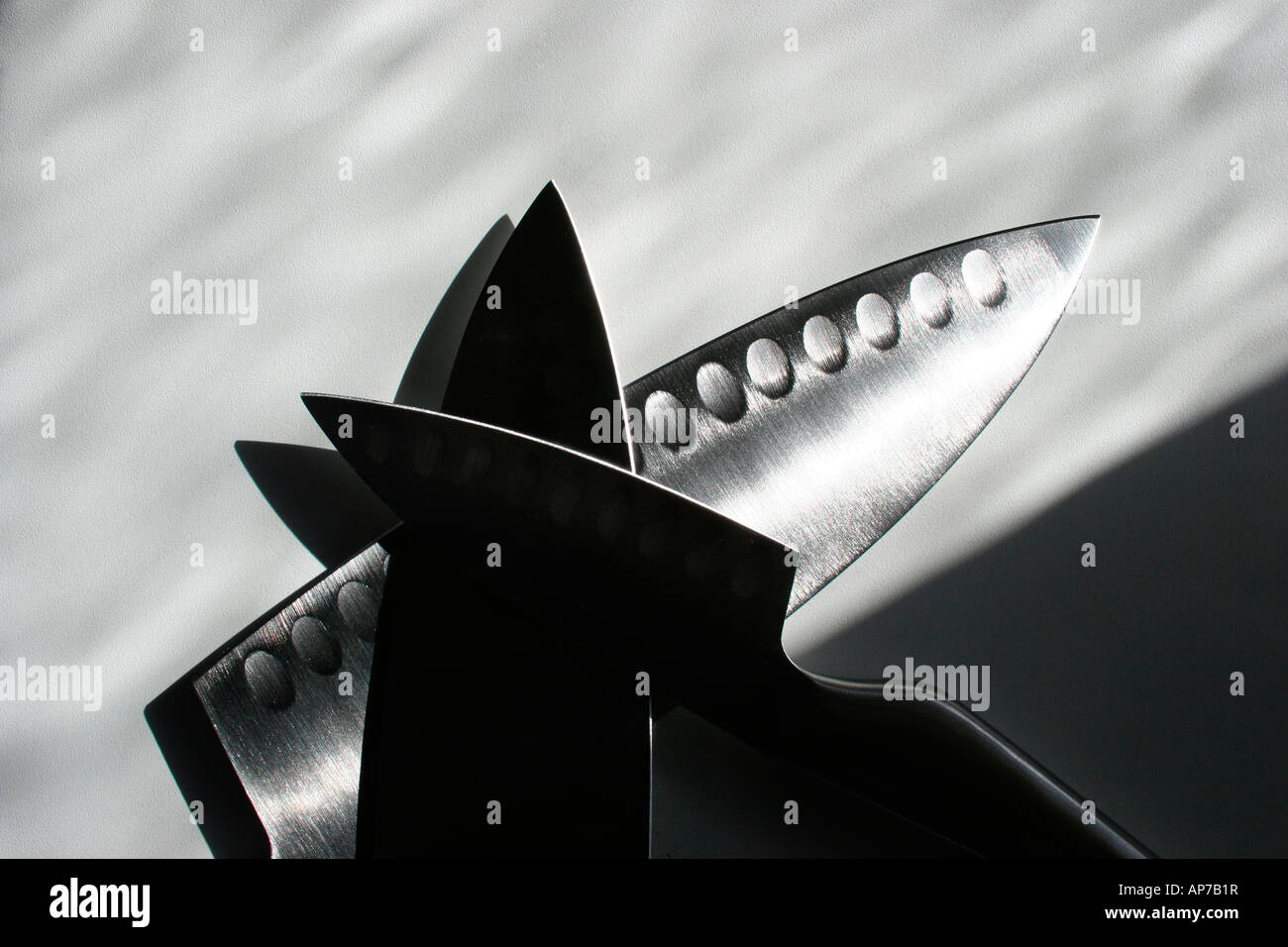 large metal knives Stock Photo - Alamy