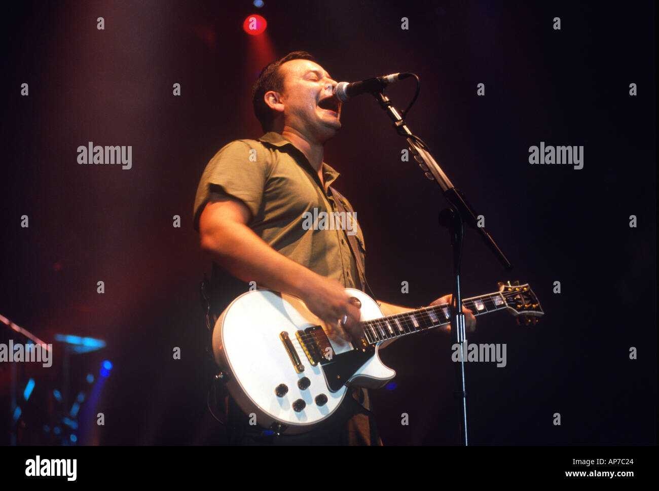 James Dean Bradfield lead singer with the Manic Street Preachers Stock ...