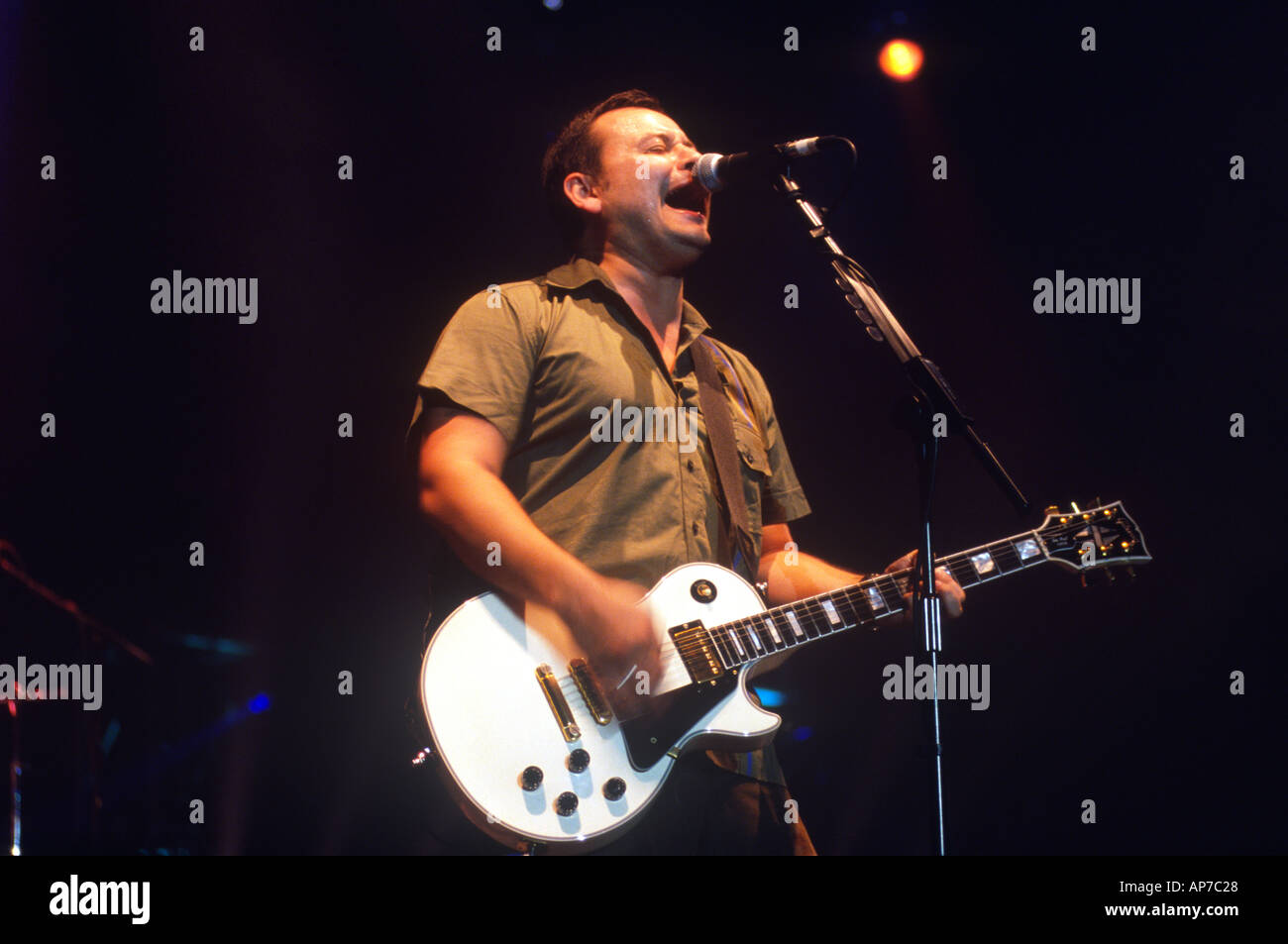 James Dean Bradfield lead singer with the Manic Street Preachers Stock ...