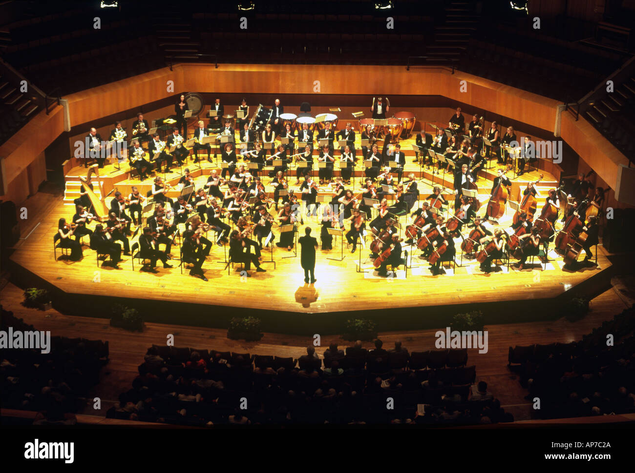 UK Wales St Davids Hall Orchestra at Concert AH3 Stock Photo - Alamy