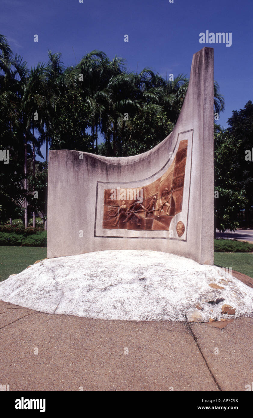 Telegraph Cable Monument, Darwin, Australia Stock Photo - Alamy