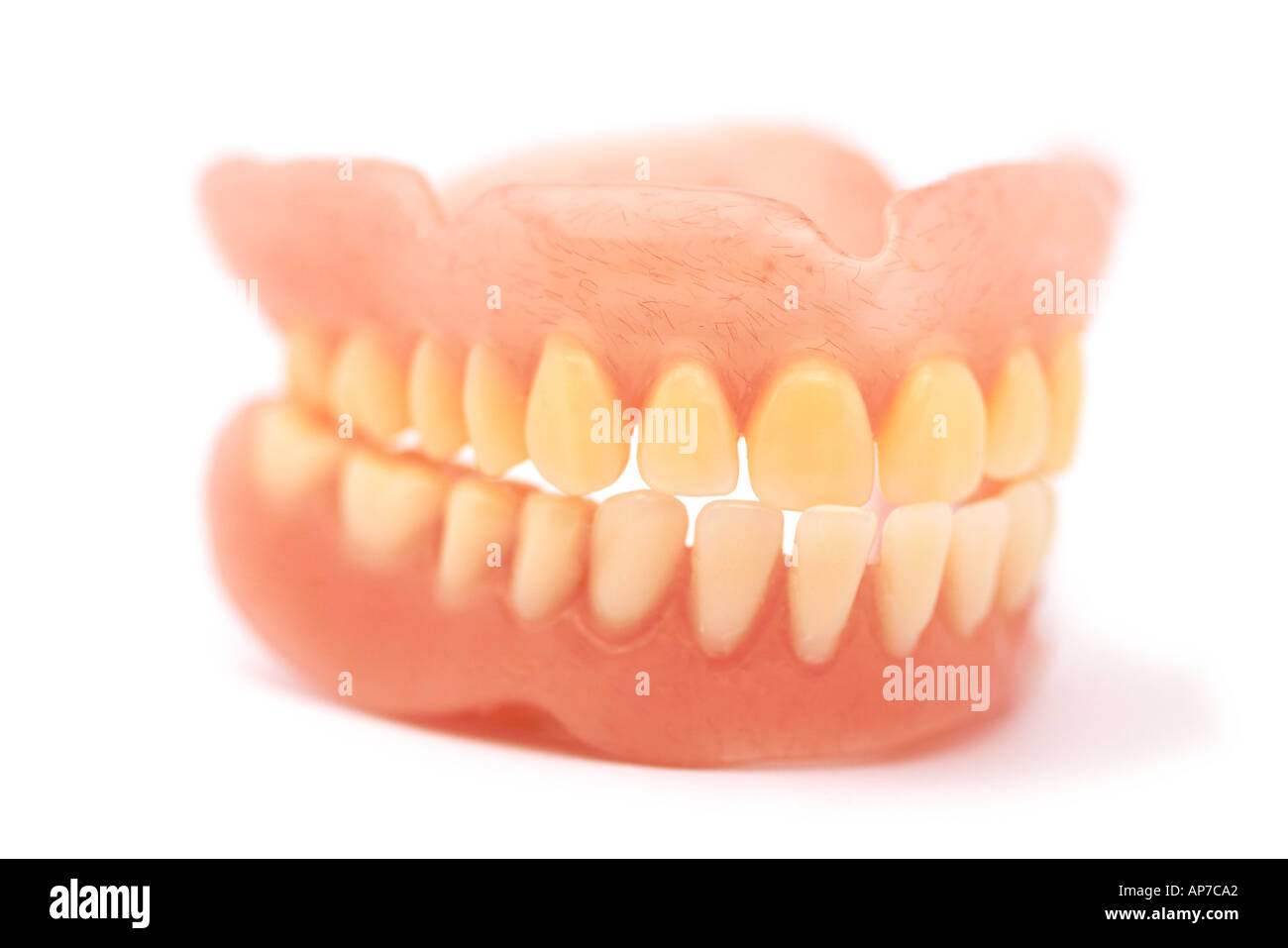 Old dentures false teeth Cut Out Stock Images & Pictures - Alamy
