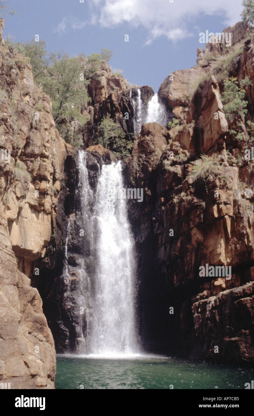 Waterfall in Katherine Gorge Northern Territory Australia Stock Photo ...