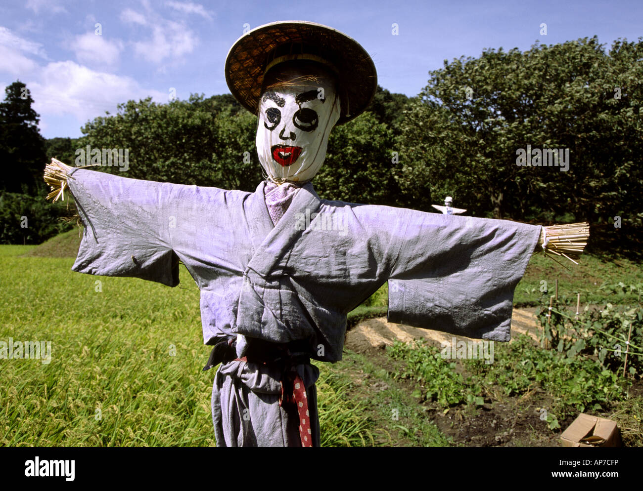 Scarecrow in kimono hi-res stock photography and images - Alamy