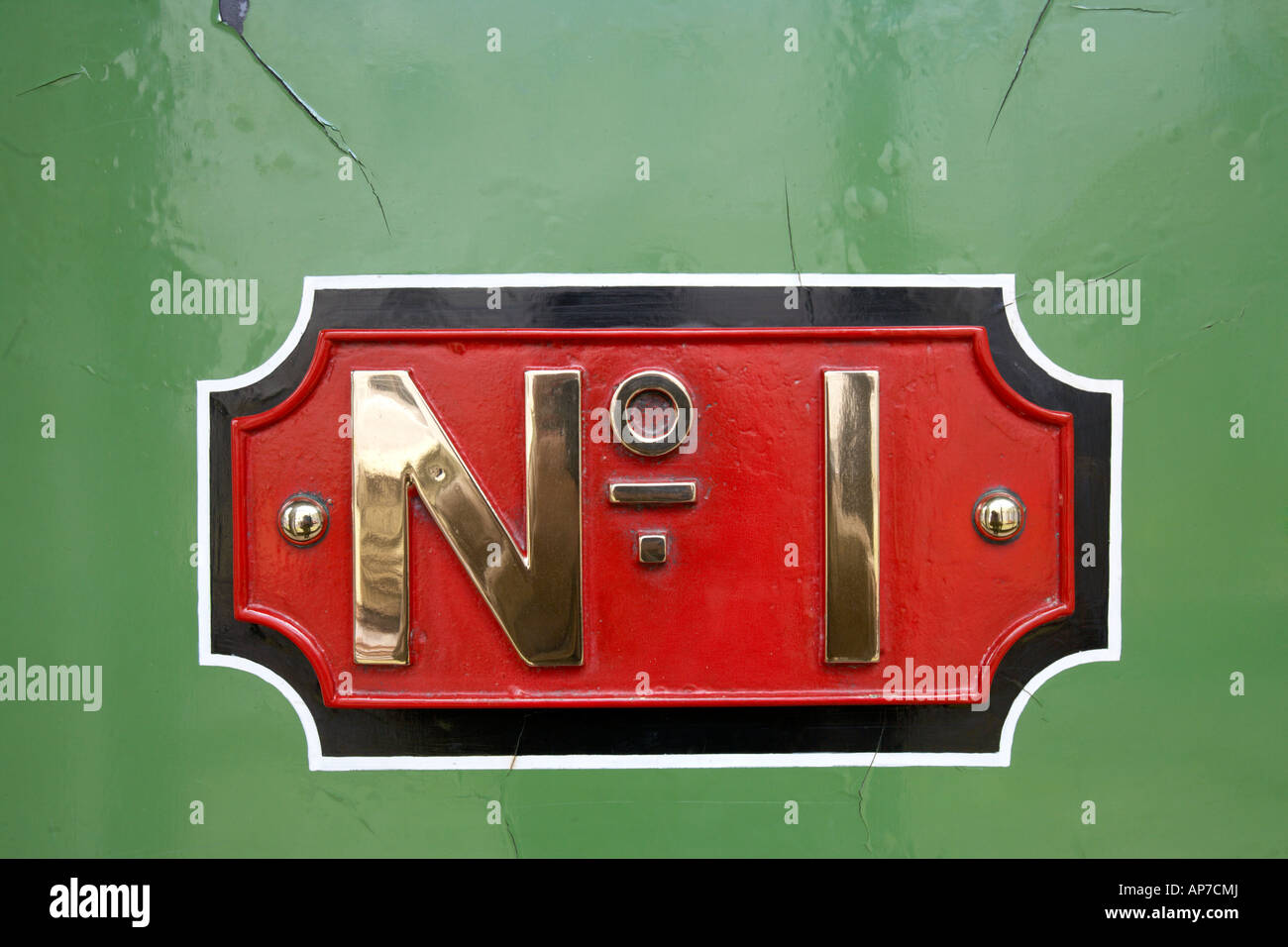 Brass number plate hi-res stock photography and images - Alamy