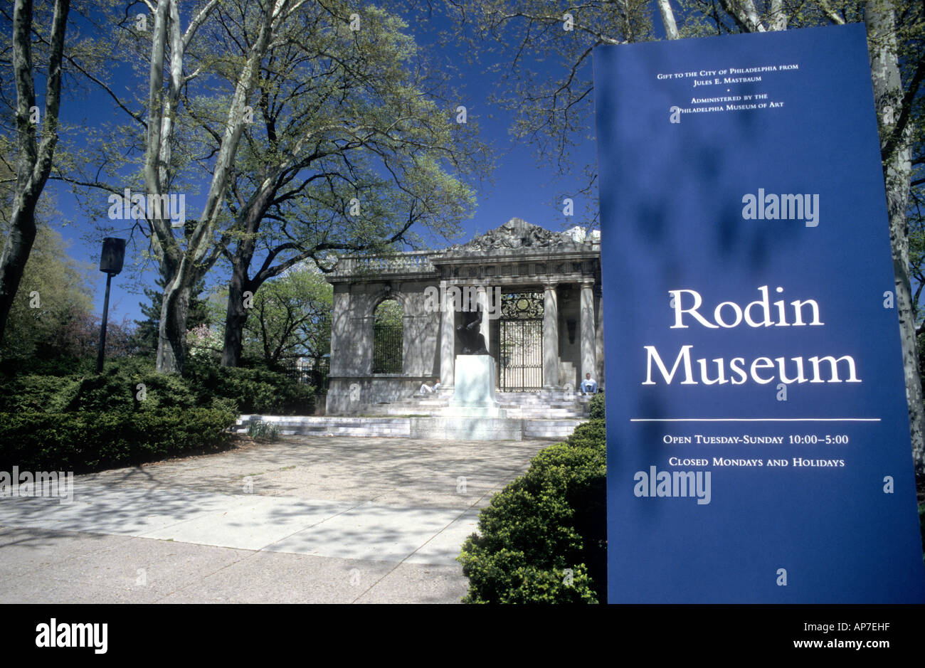 Rodin Museum in Philadelphia USA Stock Photo - Alamy