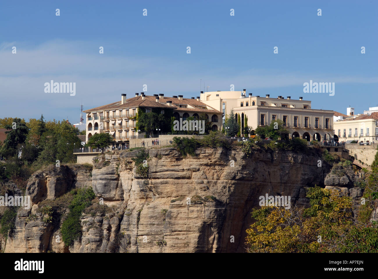 The Parador de Ronda in Ronda in Andalucia Spain Stock Photo - Alamy