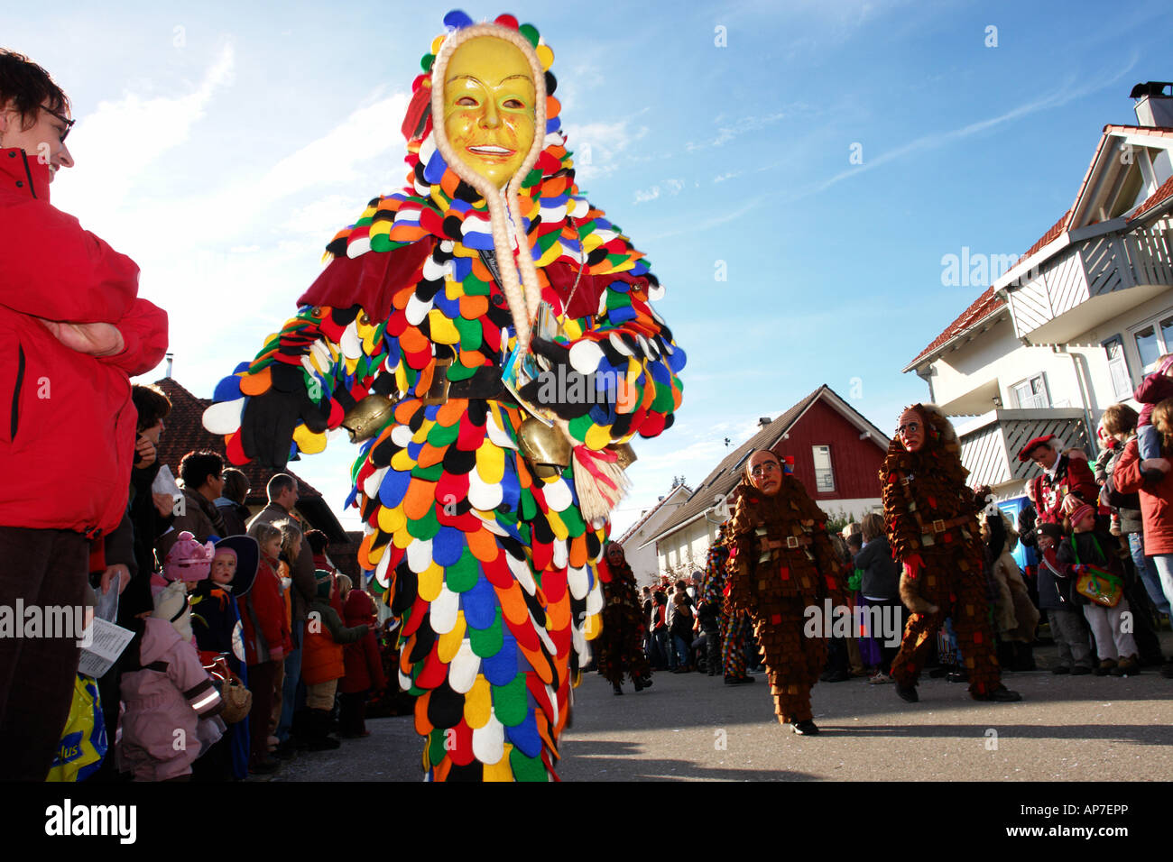 Swabian-Alemannic carnival in Ratzenried South Germany Stock Photo - Alamy