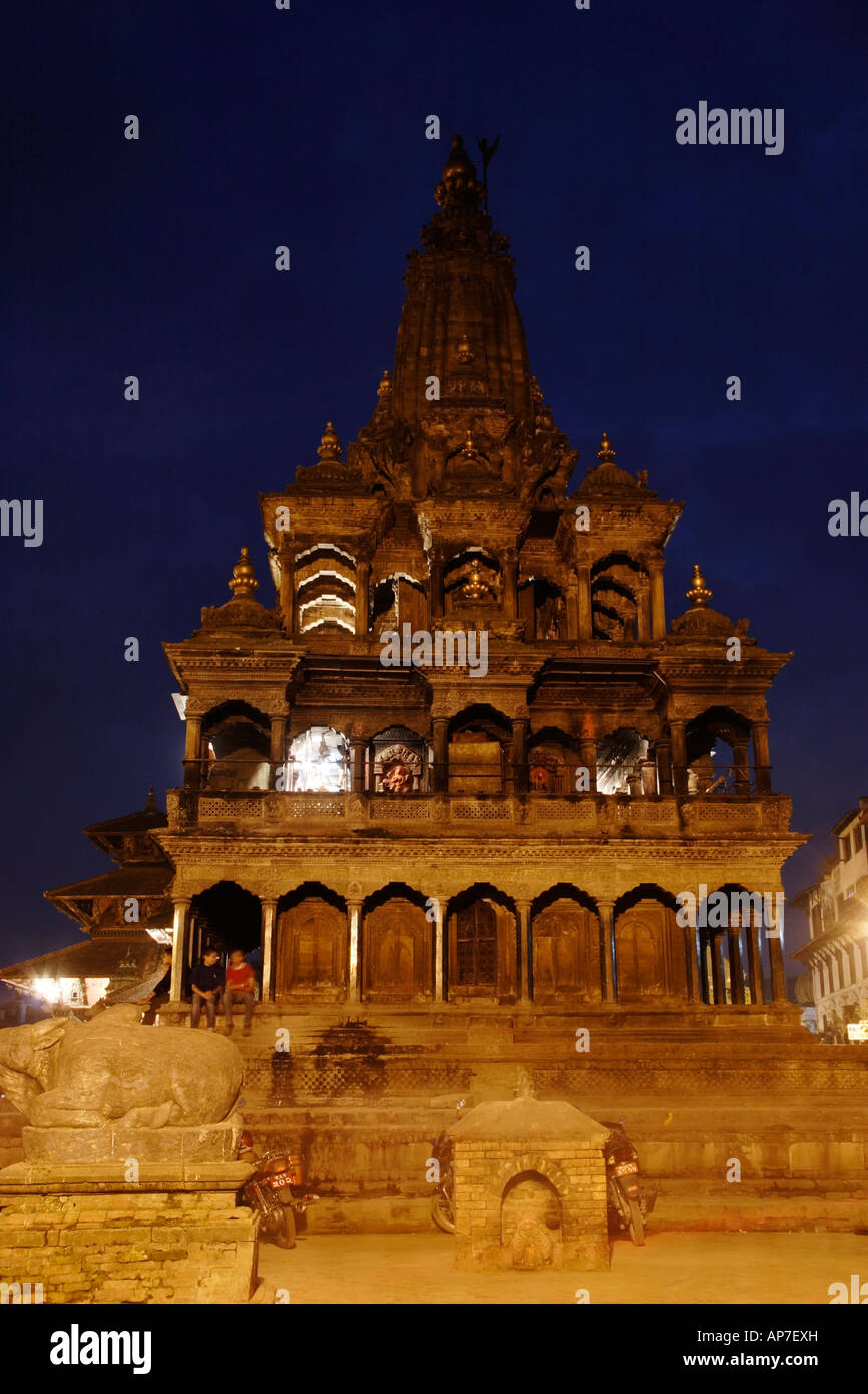 Kathmandu patan krishna mandir hindu temple hi-res stock photography ...