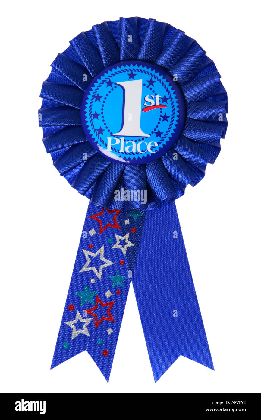 First Prize Ribbon Stock Photo - Alamy