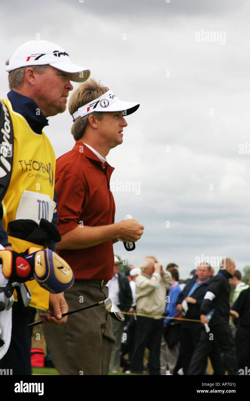 David Toms, American PGA golfer, at Carnoustie during the British Open ...
