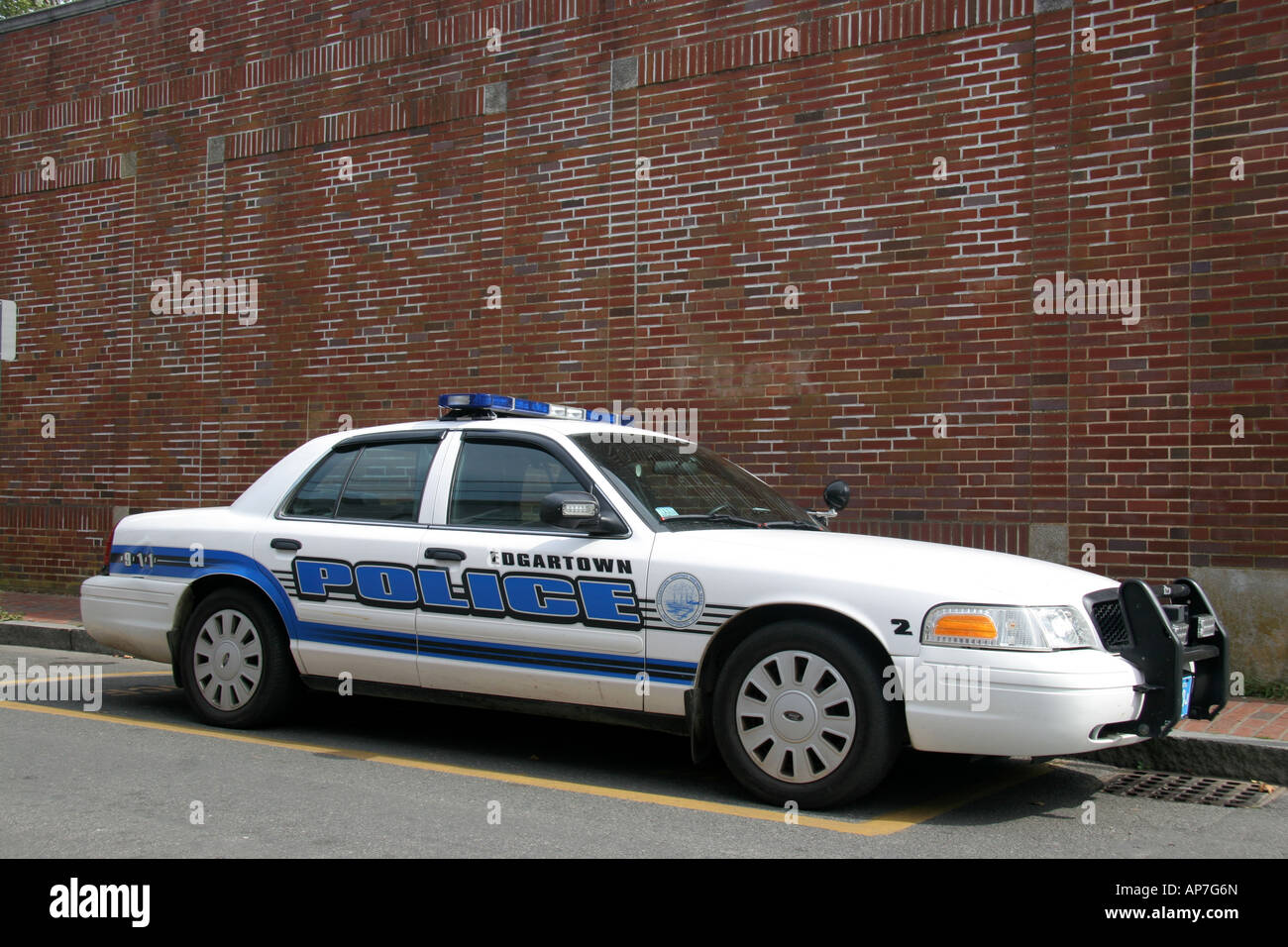 Edgartown Police Car Marthas Vineyard USA Stock Photo - Alamy