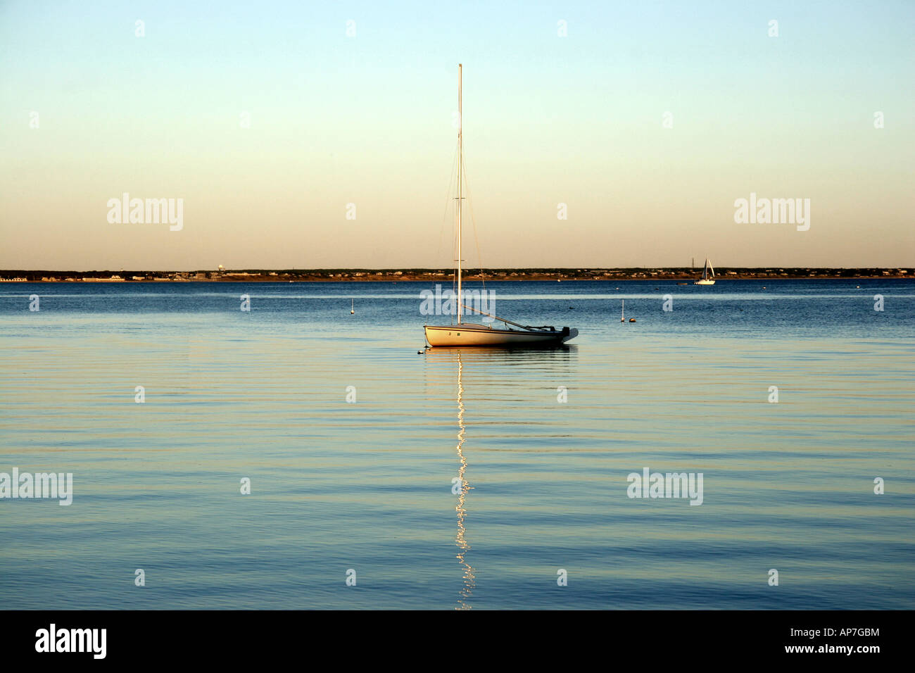 Boat reflection provincetown water hi-res stock photography and images ...