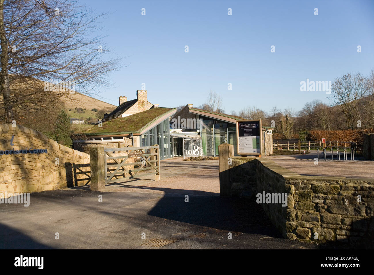 Edale village Moorland centre, Derbyshire, England Stock Photo - Alamy