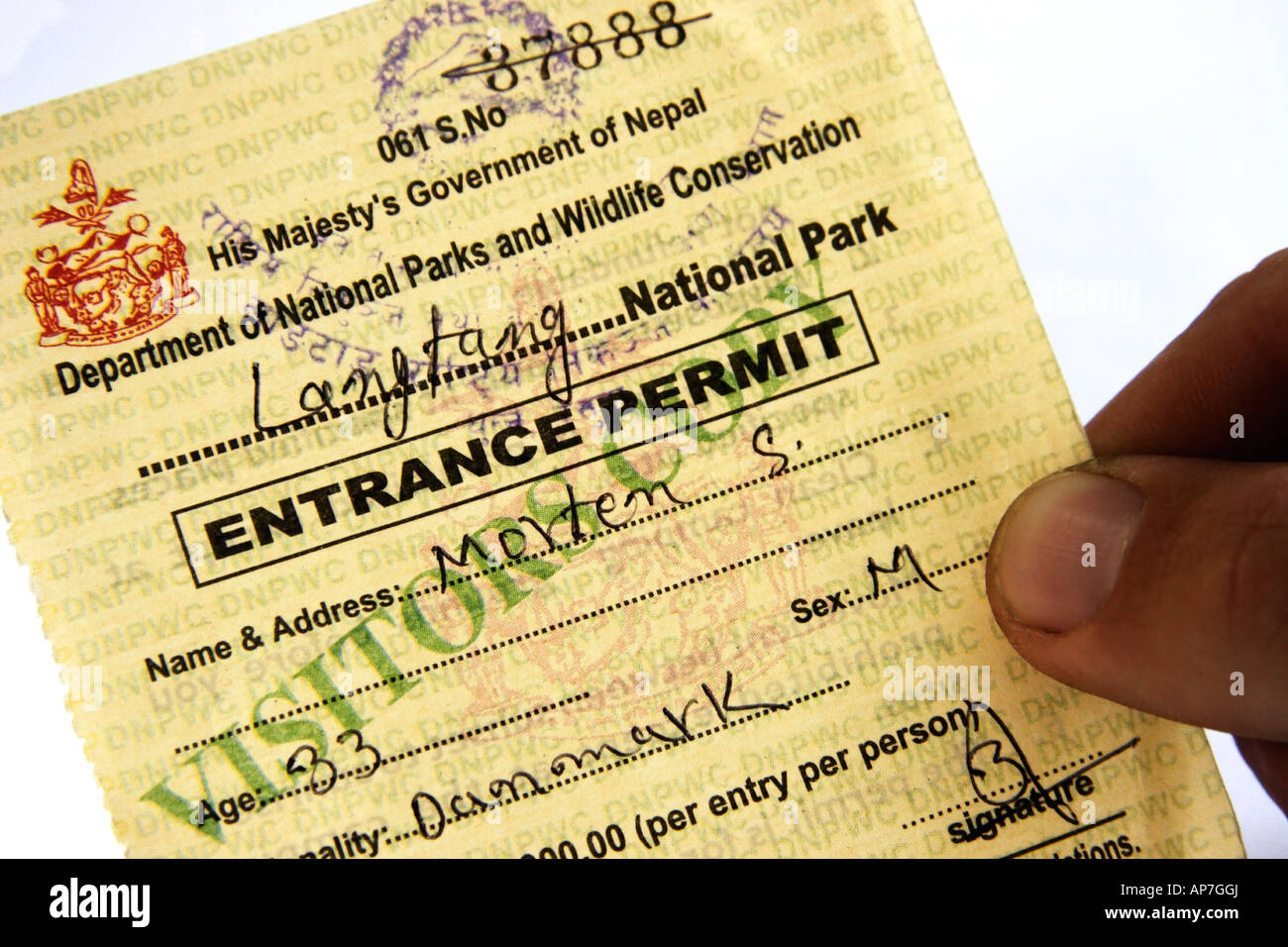 Government permit hi-res stock photography and images - Alamy