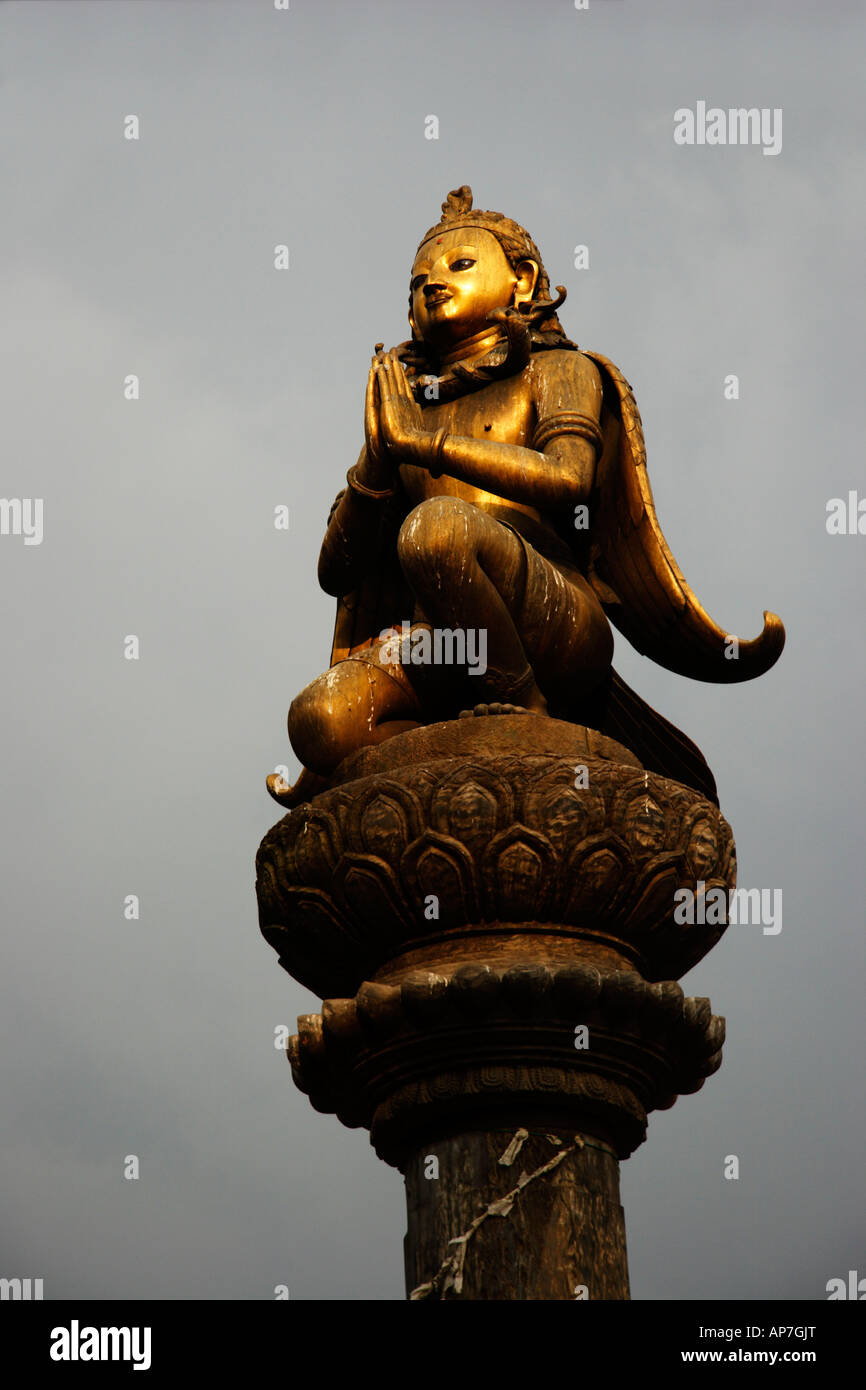 Statue of Garuda an eagle from Hindu mythology Stock Photo - Alamy