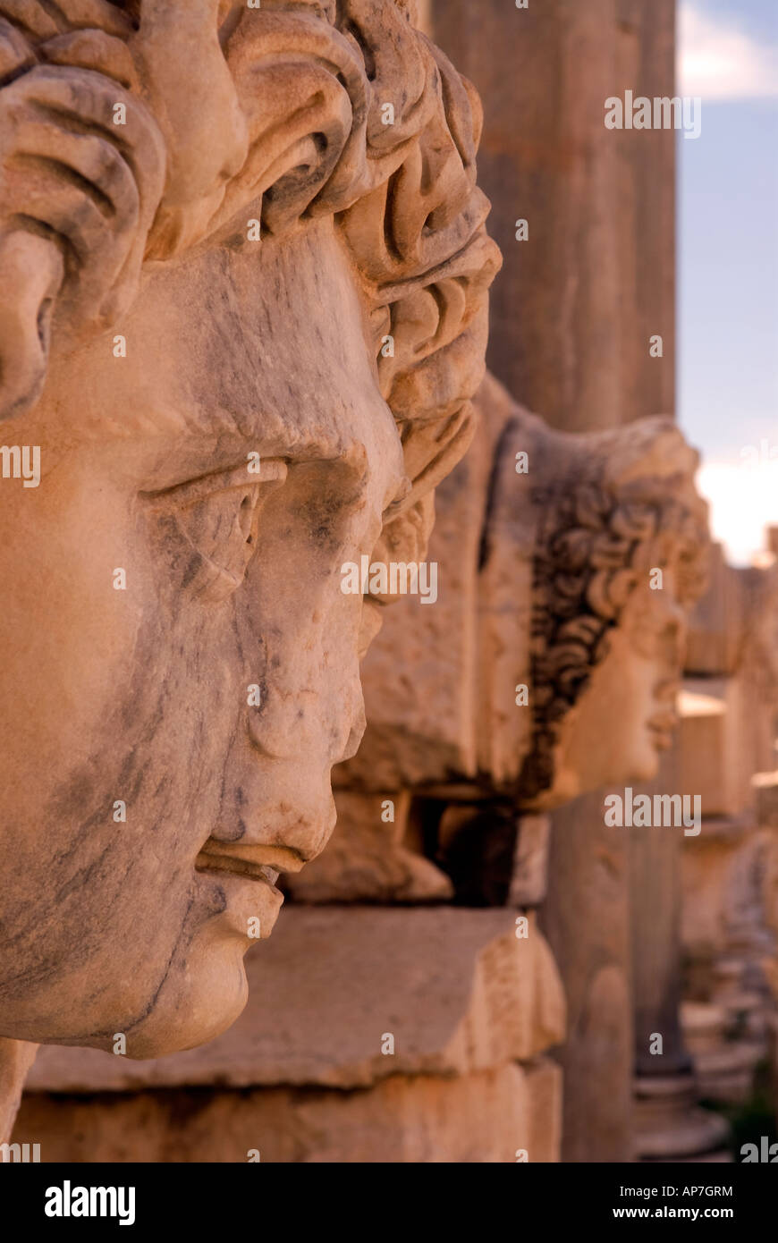 Medusa head severan forum leptis hi-res stock photography and images ...