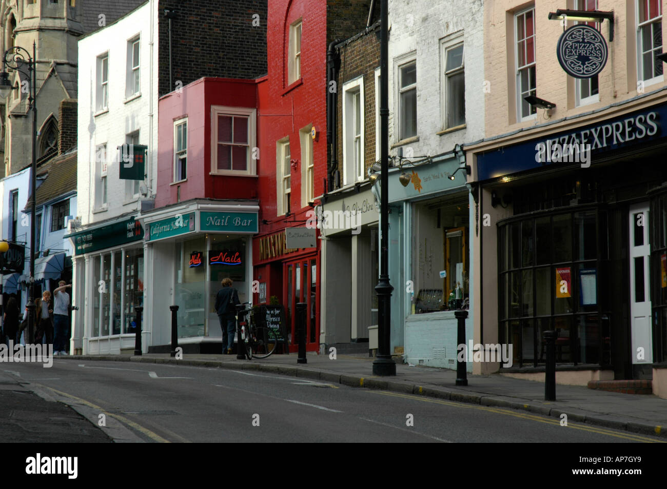Heath Street, Hampstead Village London UK Stock Photo - Alamy