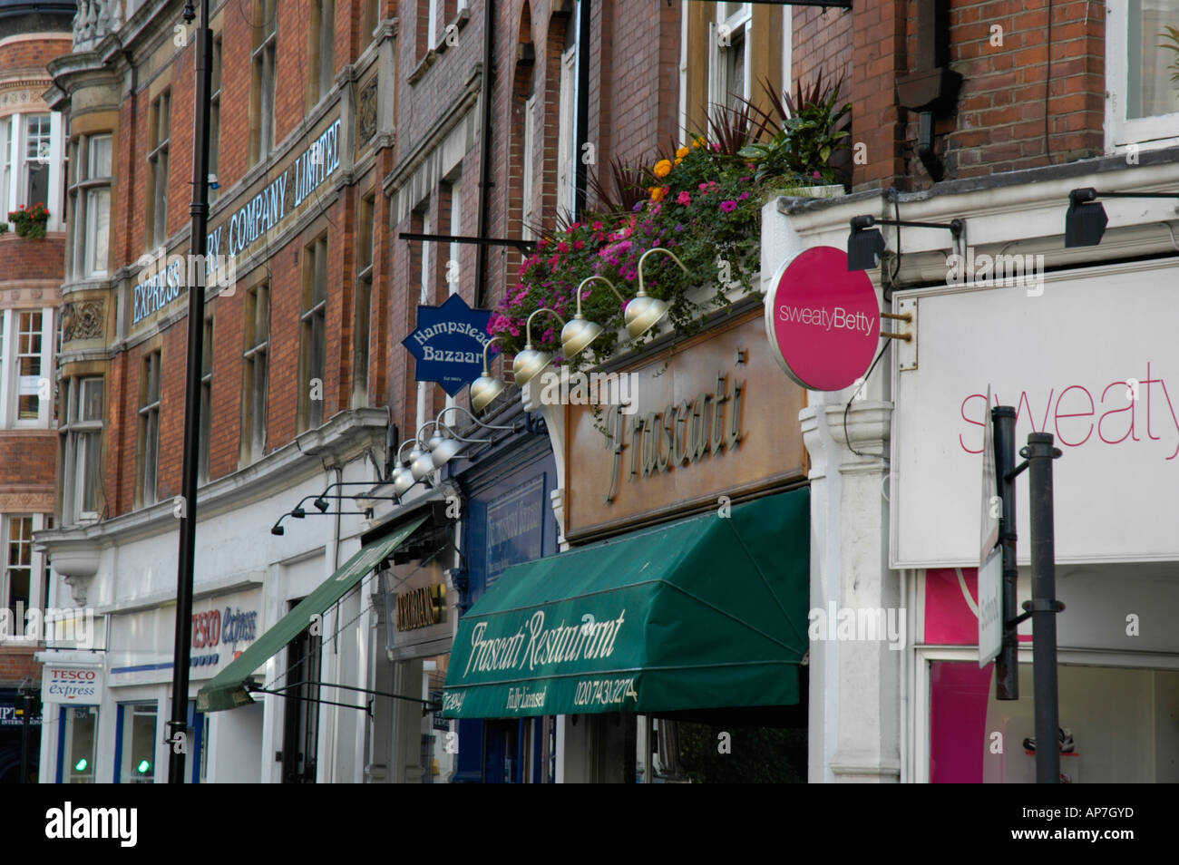 Heath Street Hampstead London UK Stock Photo - Alamy
