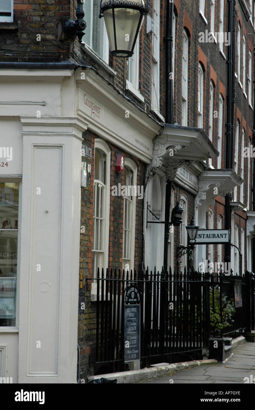 Church Row Hampstead London UK Stock Photo - Alamy