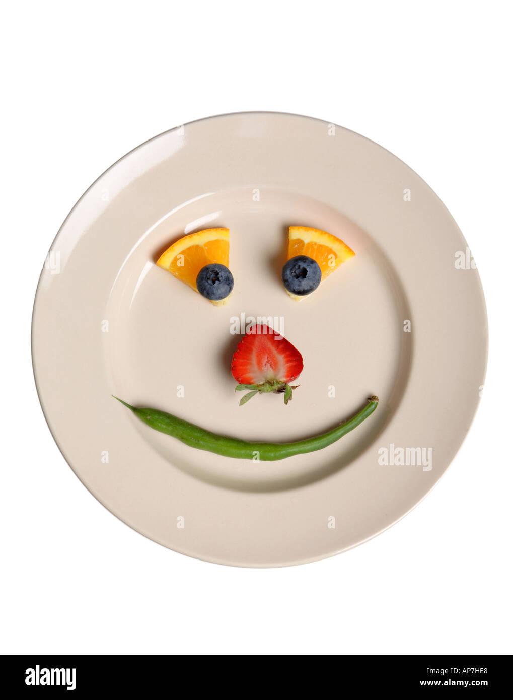 Face plate fruit Cut Out Stock Images & Pictures - Alamy