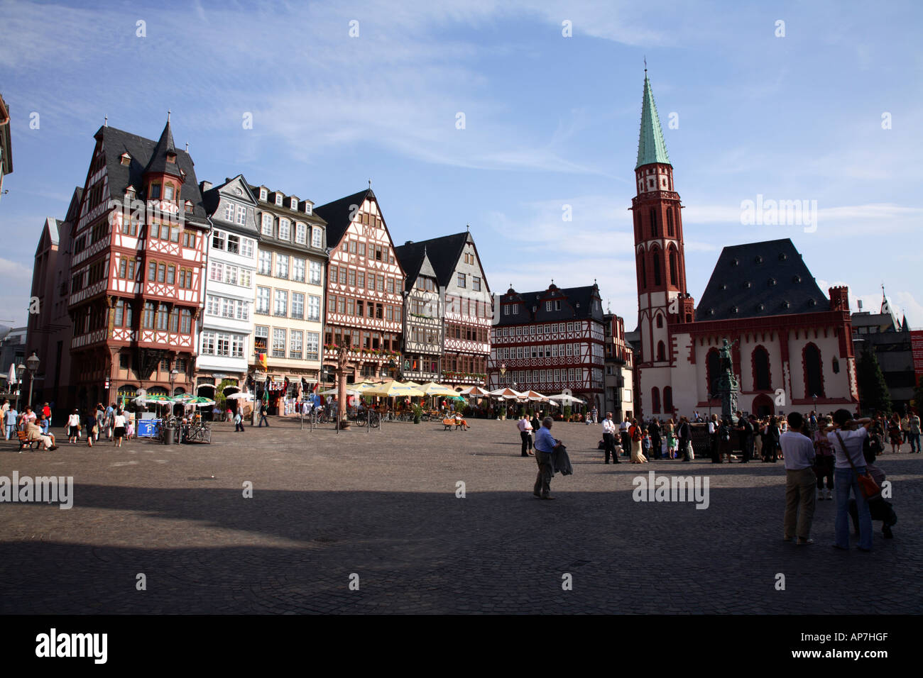 Romerplatz, the central part of the Romer area of the city and a major ...