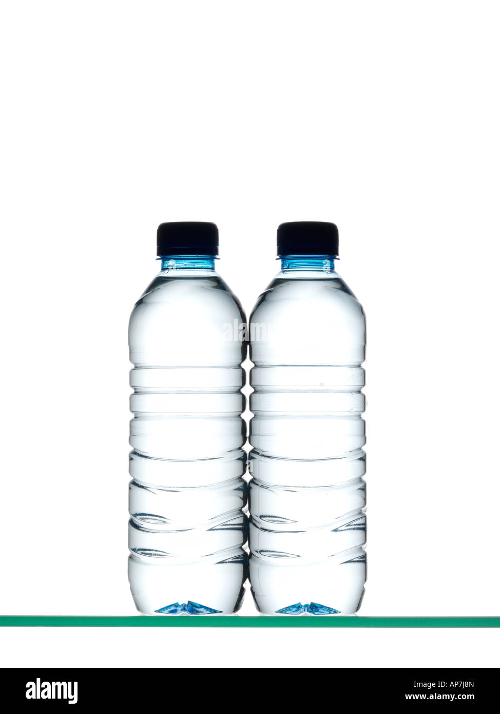 Two bottles of mineral water Stock Photo - Alamy