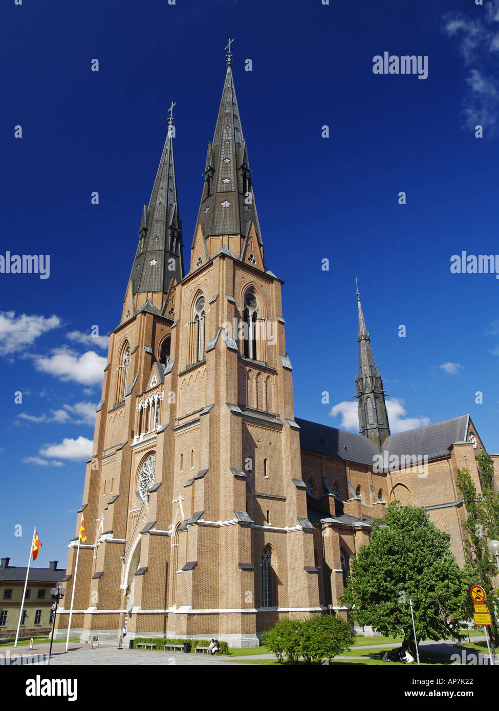 Flag of uppsala hi-res stock photography and images - Alamy