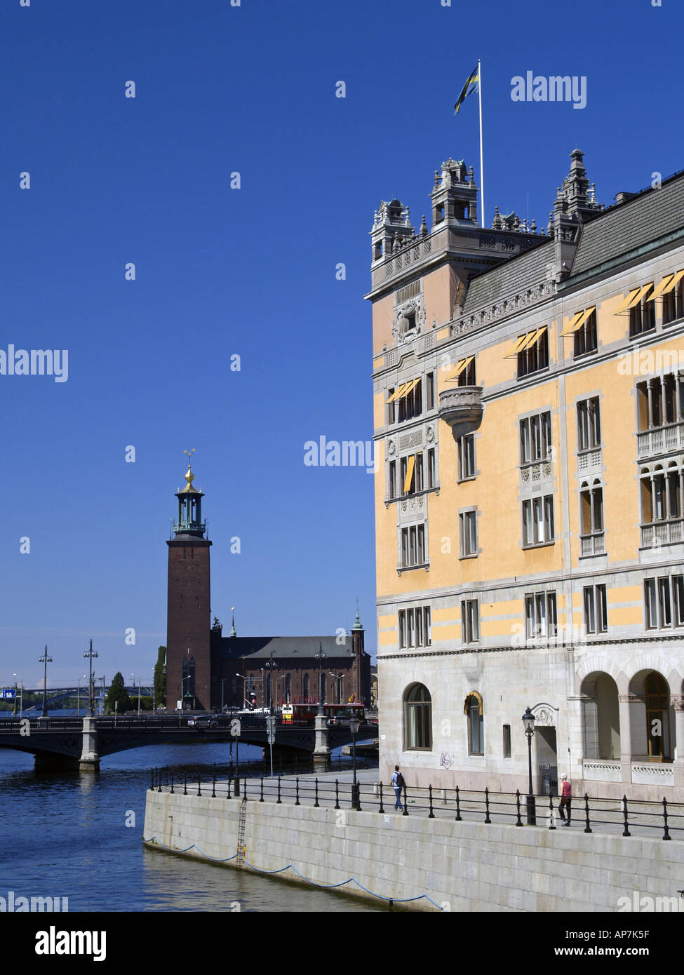 Stadshuset stockholm view hi-res stock photography and images - Alamy