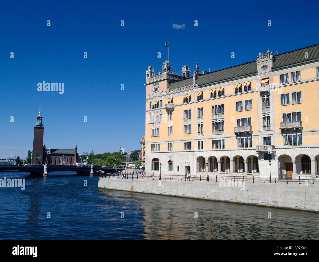 Stadshuset stockholm view hi-res stock photography and images - Alamy