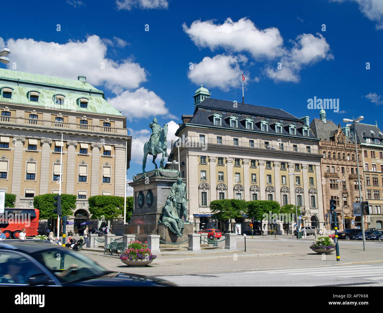 Stockholm, Gustav Adolfs Torg Stock Photo - Alamy