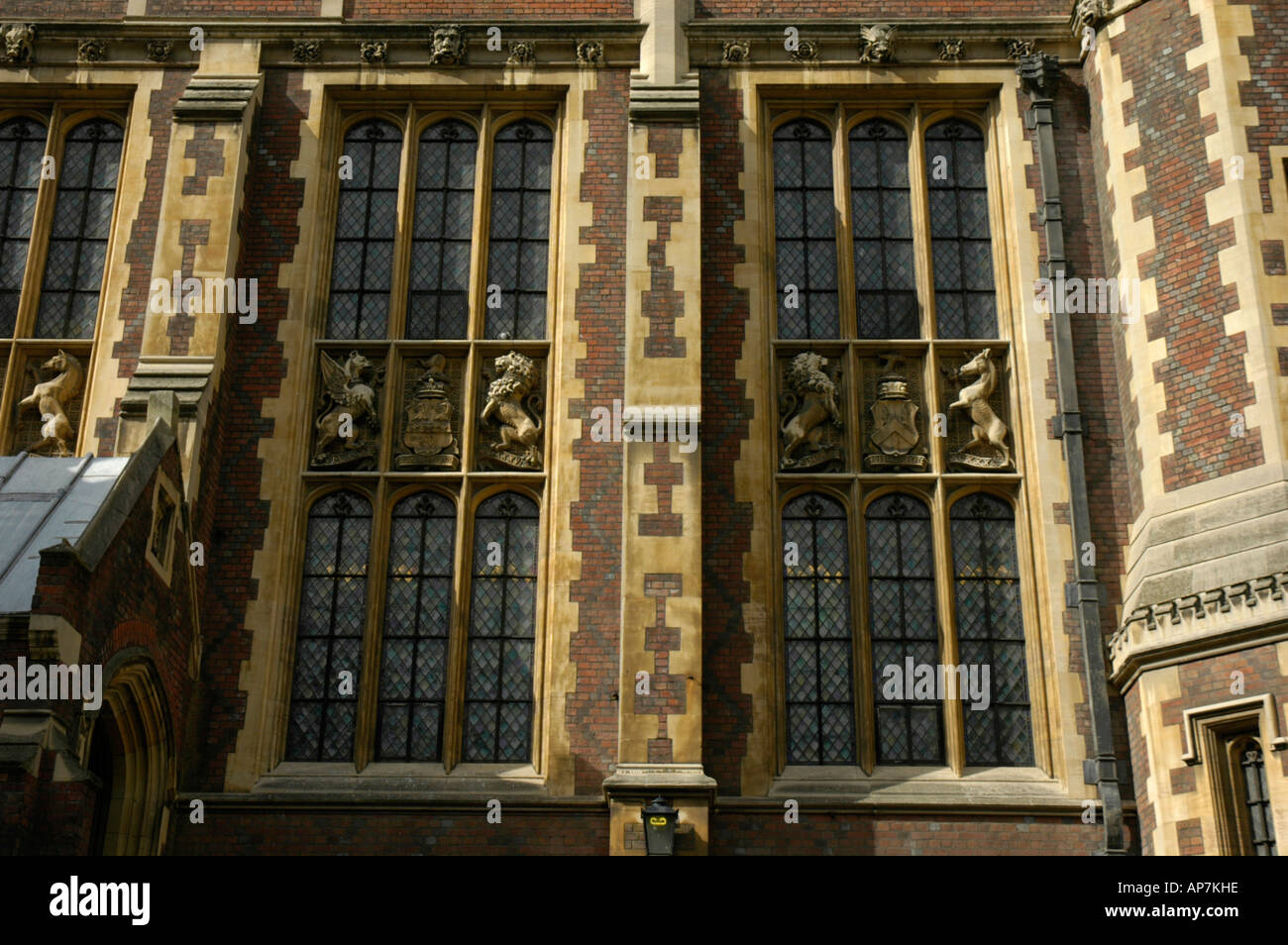 Close up of the Great Hall and library Lincoln's Inn Holborn London ...