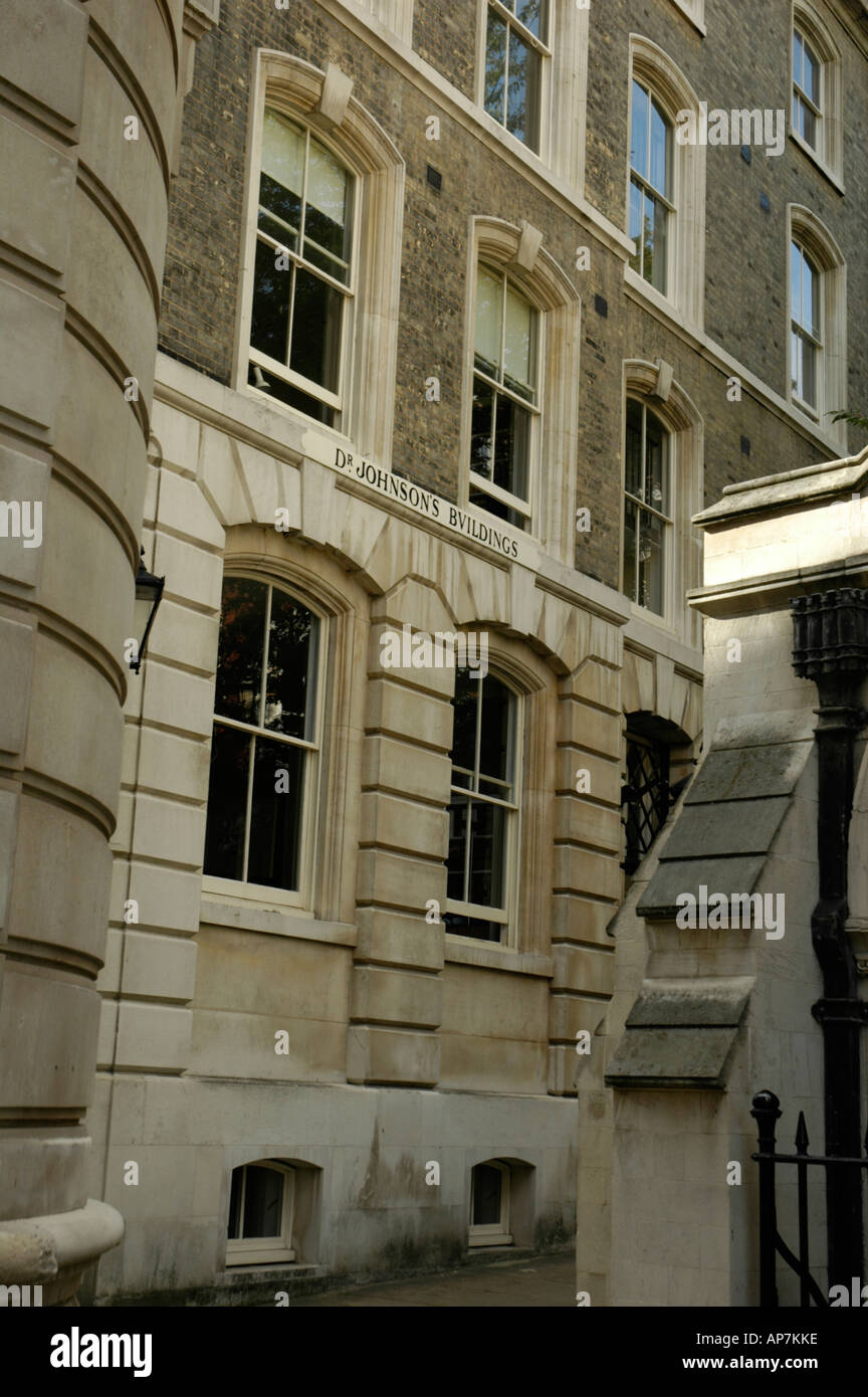 Legal chambers in Dr Johnson's Buildings at the Inns of the Court ...