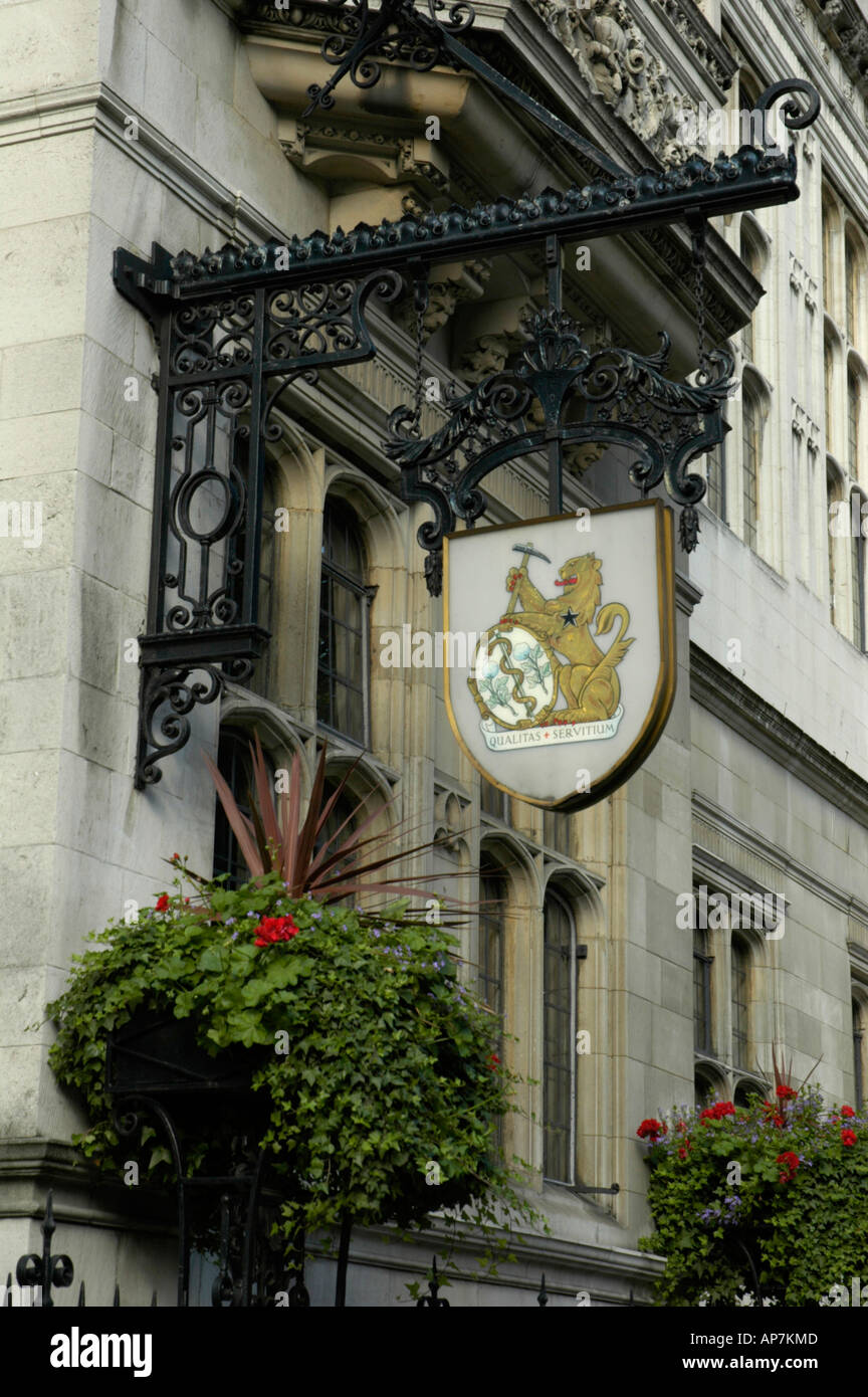 Middle Temple Inns of the Court from Victoria Embankment London England ...