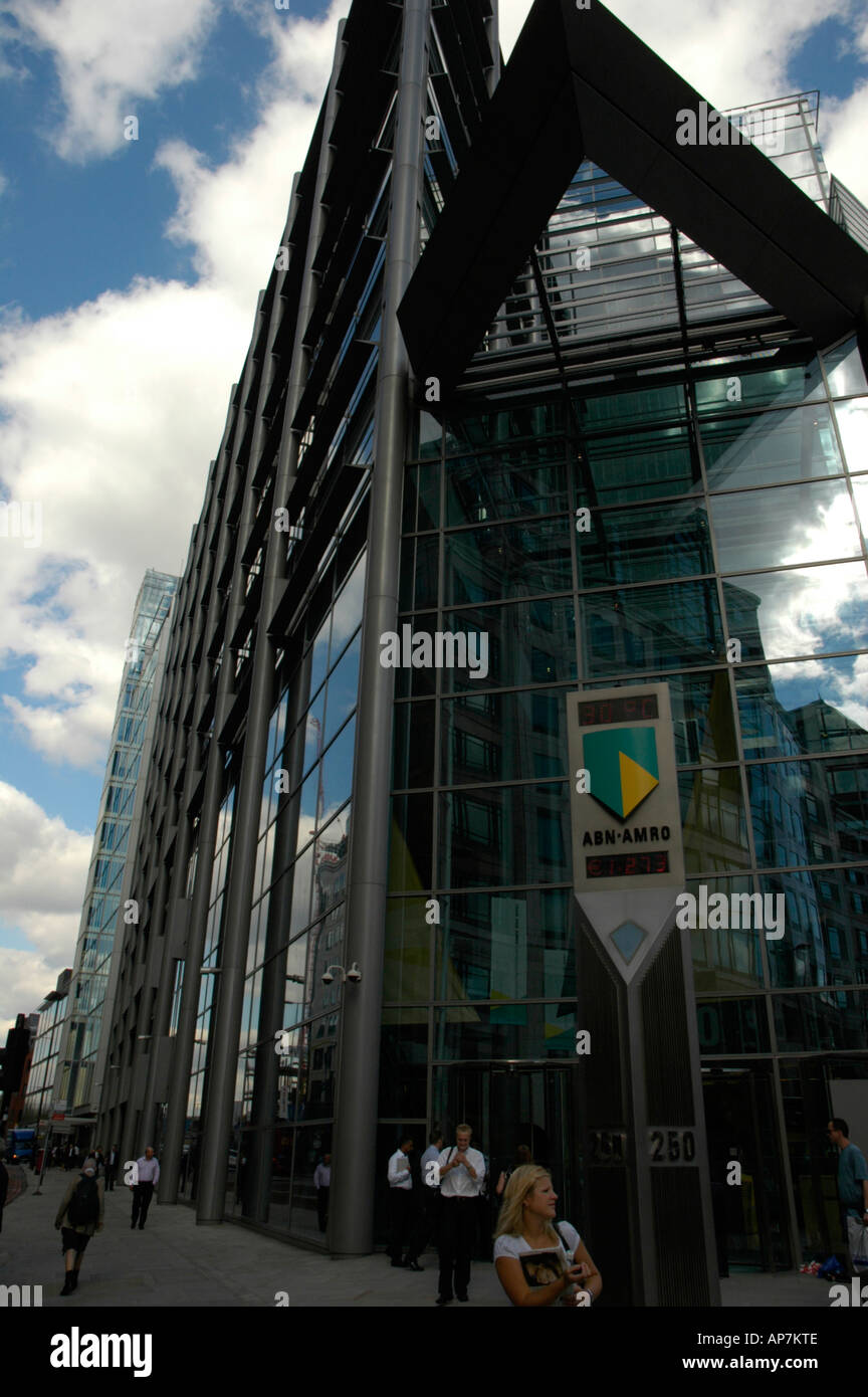 ABN Amro Bank in Bishopsgate City of London UK Stock Photo - Alamy