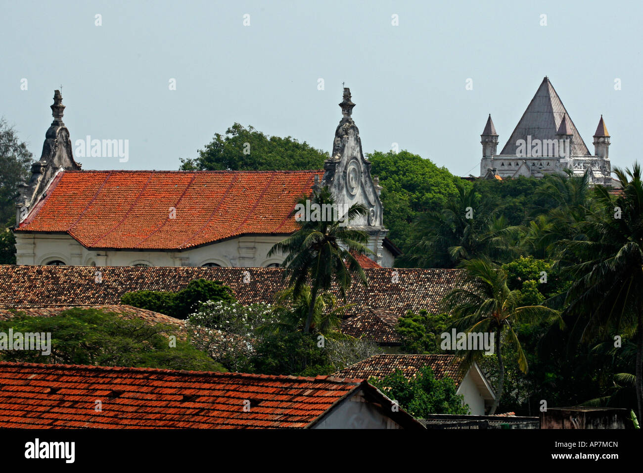 Dutch and Anglican churches Galle fort Sri Lanka Stock Photo - Alamy