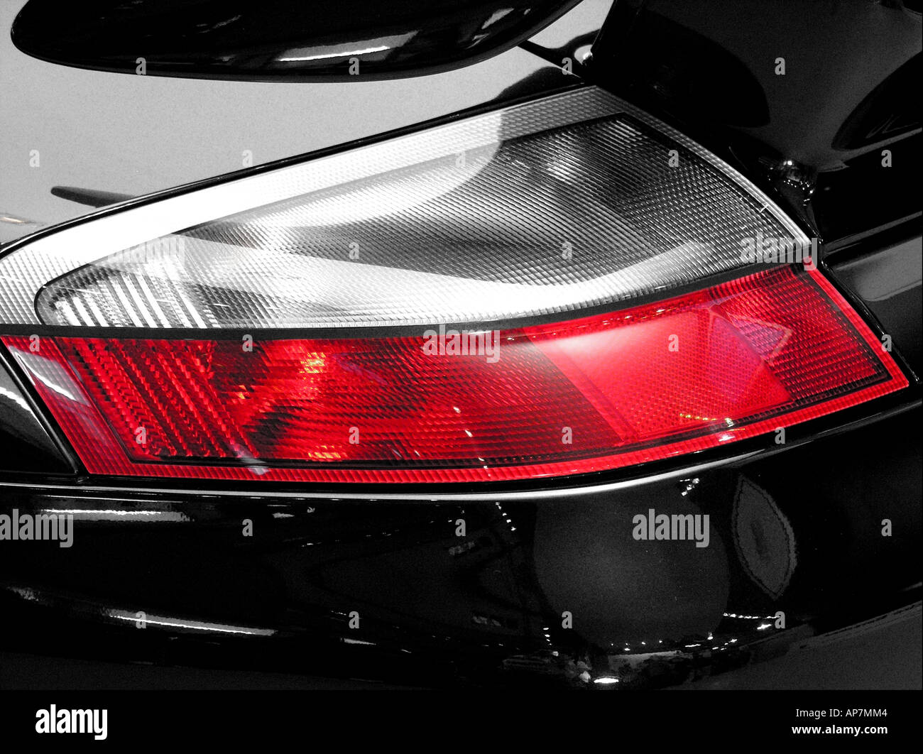 Rear lights of a Porsche car Stock Photo - Alamy