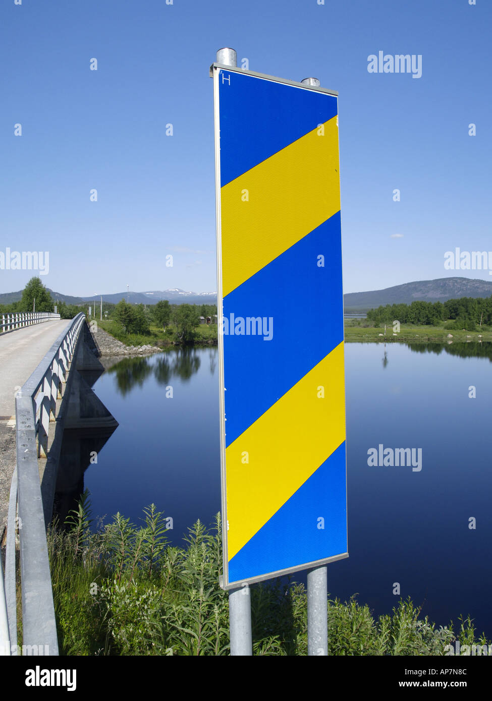 Swedish road sign Stock Photo - Alamy