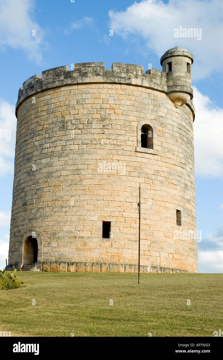 An old Spanish Watch Tower from the top of which both sides of the ...