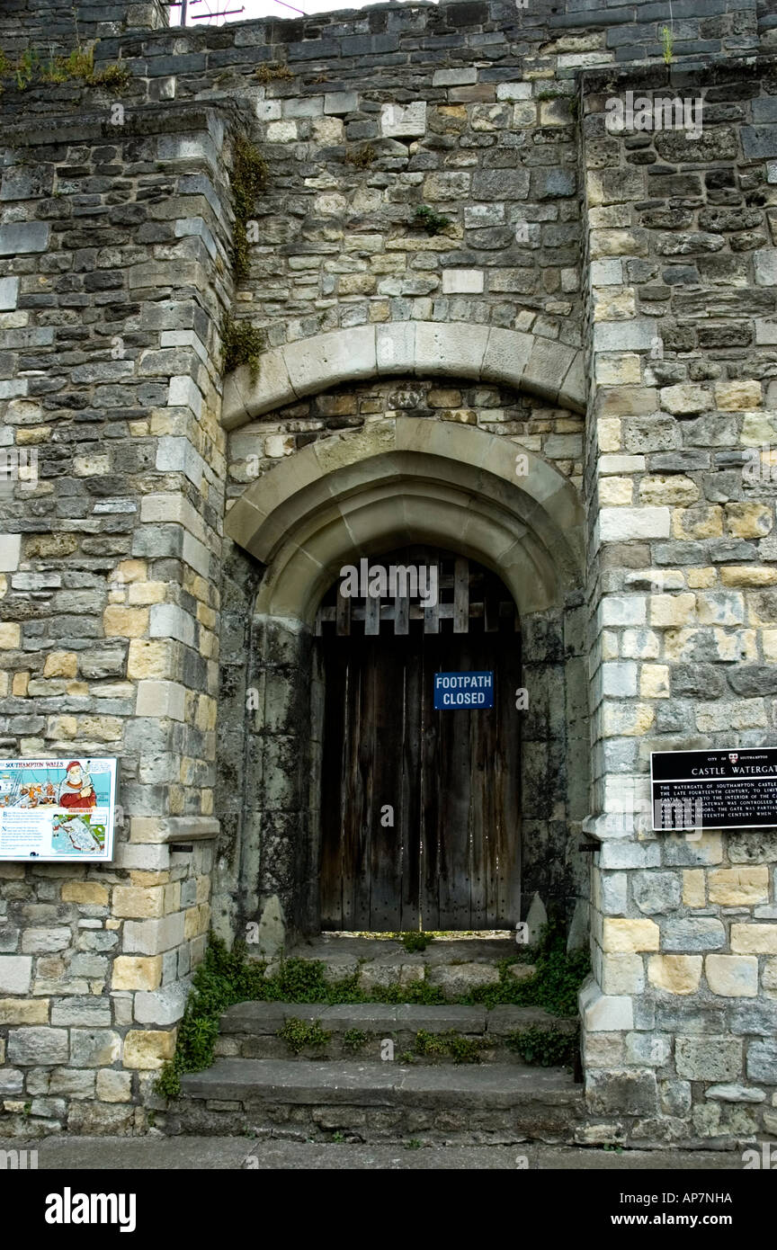 The Watergate was built in the late14th century to limit access from ...