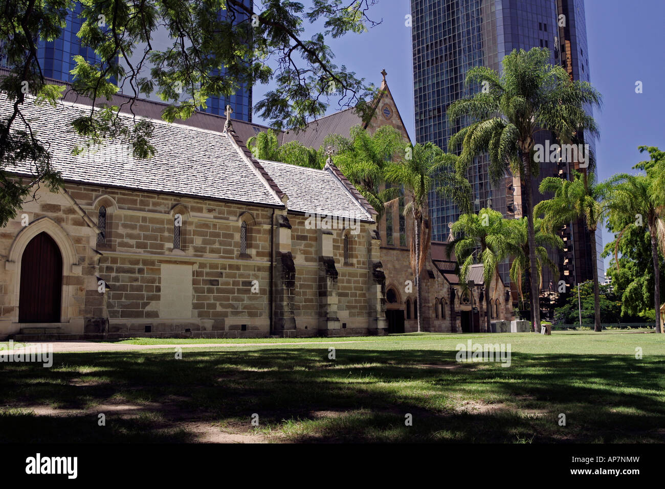 Anglican church, Brisbane, Queensland, Australia Stock Photo - Alamy