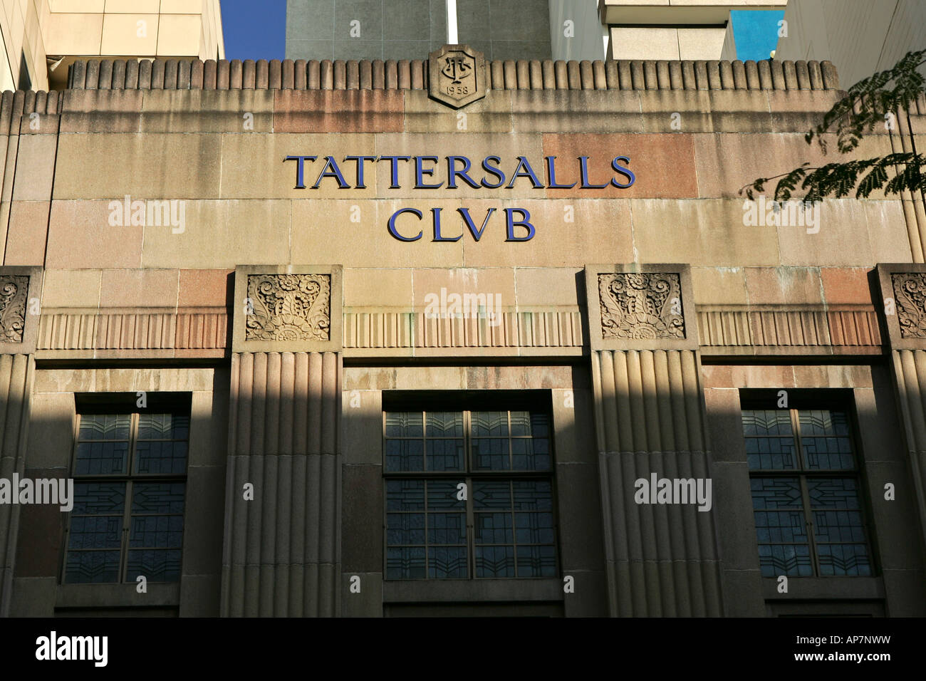 Tattersalls club, prestigious social and sporting club, Queen Street ...