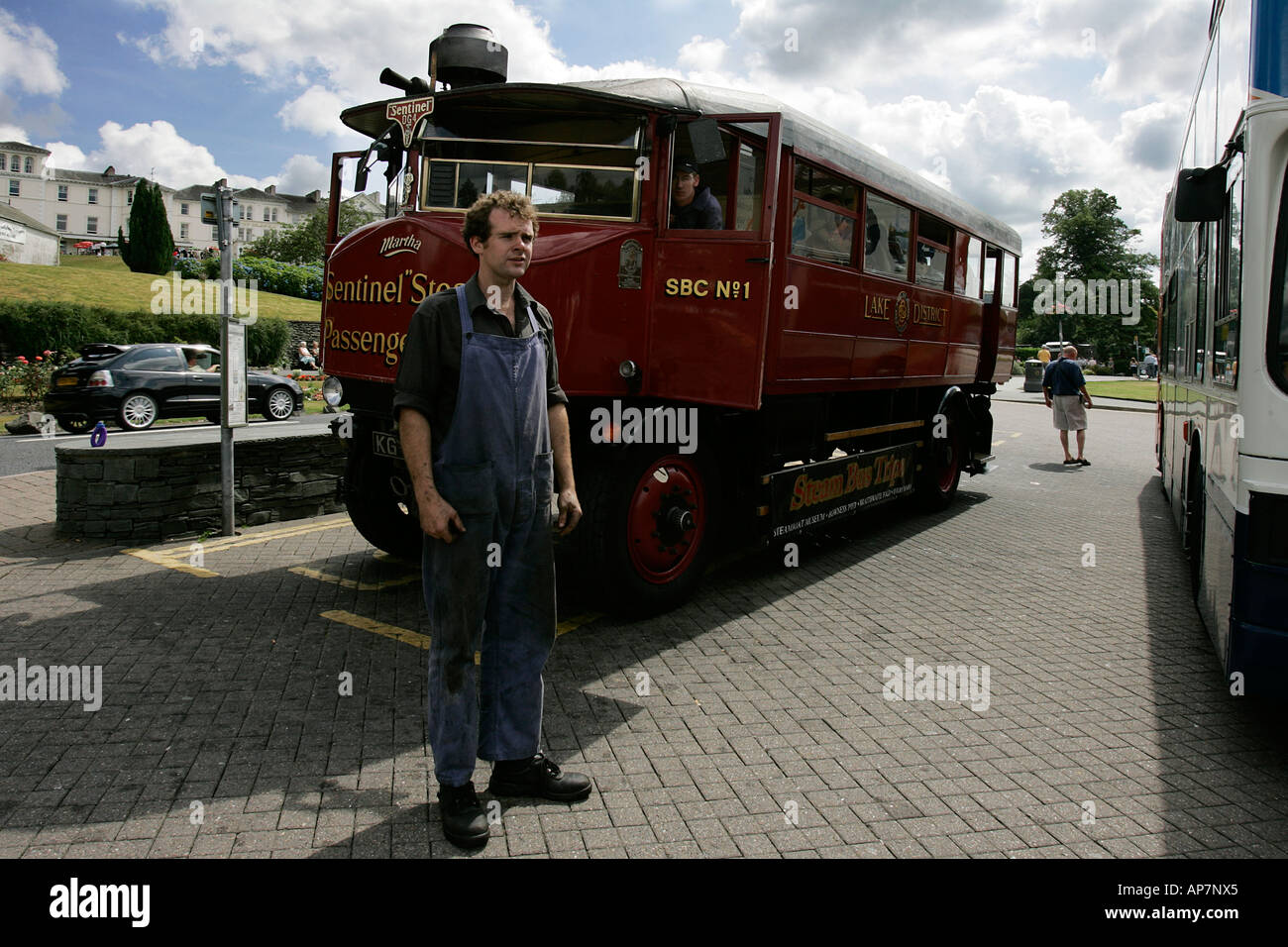 Sentinel steam passenger bus Bowness on Windermere Cumbria Lake ...