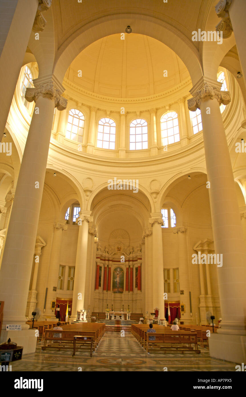 Our Lady Loretto church in the village of Ghajnsielem, Gozo, Malta ...