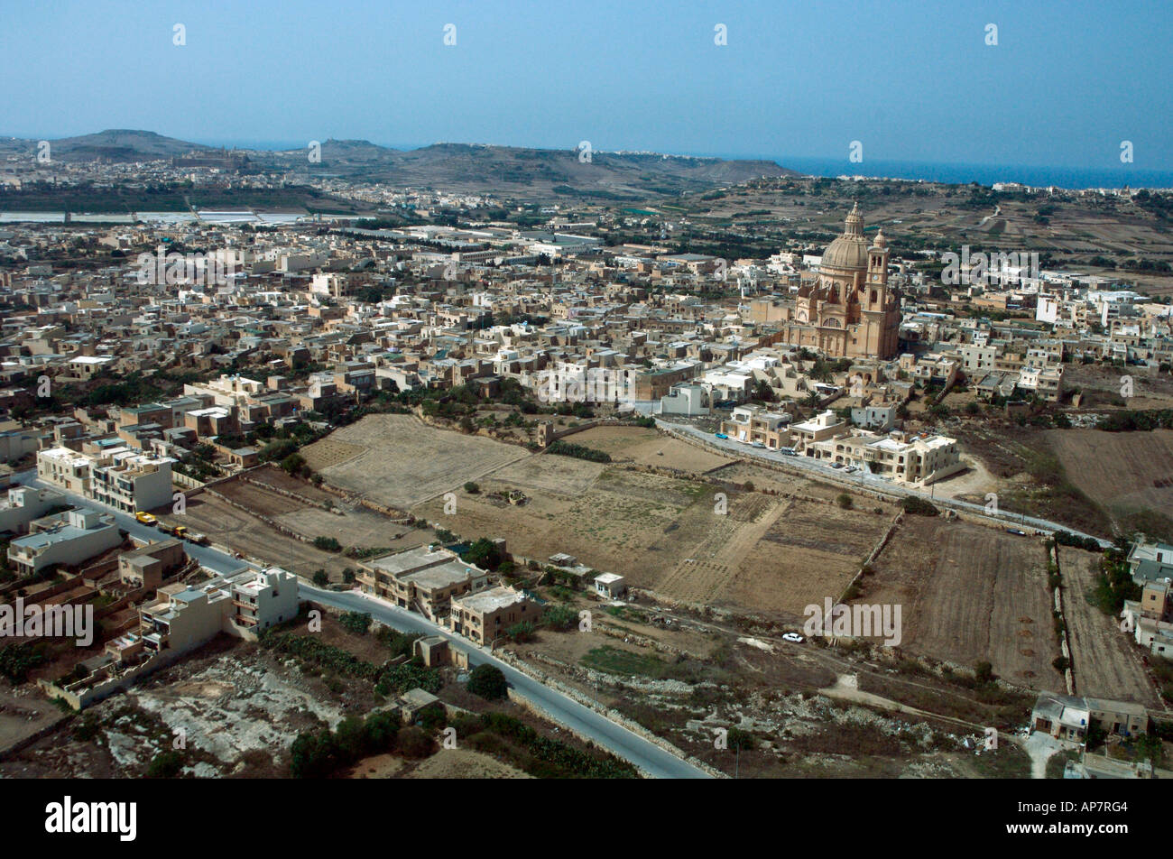 Our Lady Loretto church in the village of Ghajnsielem, Gozo, Malta ...