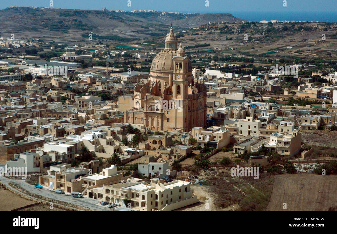 Our Lady Loretto church in the village of Ghajnsielem, Gozo, Malta ...